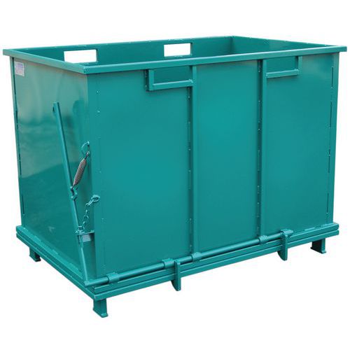 Contenitore a fondo apribile - da 1000 a 3000 kg - Manutan.it