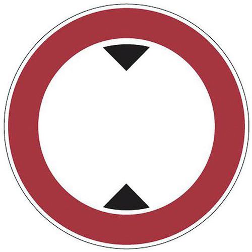 Cartello di divieto - Altezza massima neutro - Alluminio - 350 mm ...