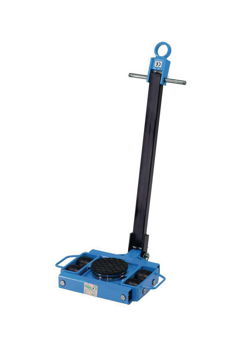 Carrello di trasporto con timone e ralla - portata da 8 a 16 t - Manutan.it