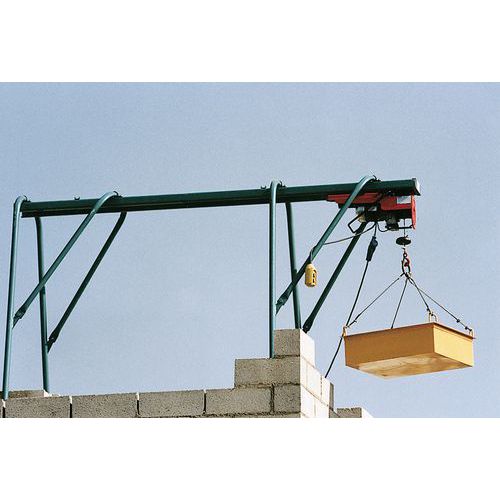 Cavalletto per argano di sollevamento - Portata 200 kg - Manutan.it
