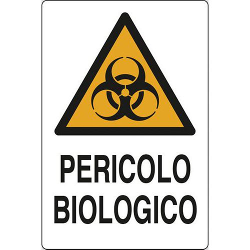 Cartello di pericolo - Pericolo biologico - Manutan.it