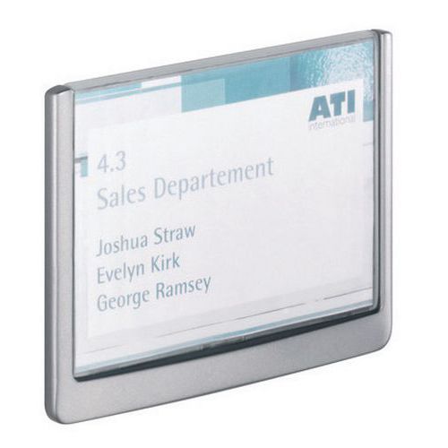 Targa per porta Click Sign - Formato A6 - Manutan.it