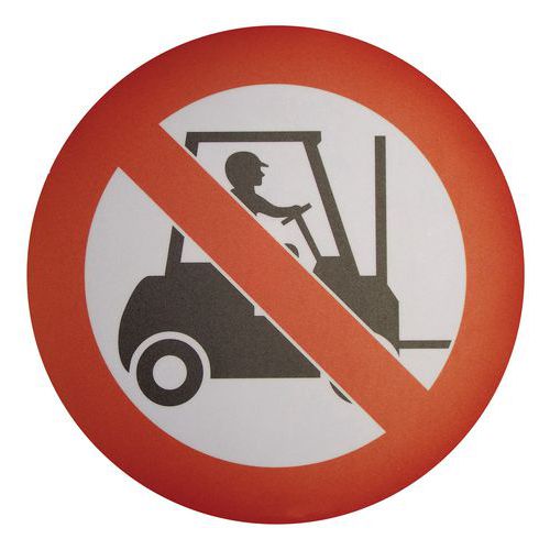 Segnaletica adesiva da terra - diametro 430 mm - Manutan.it