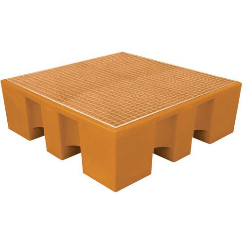 Pallet di ritenzione - Capacità 450 L - Manutan Expert - Manutan.it