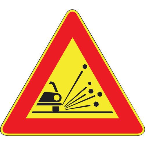 Segnaletica stradale - materiale instabile sulla strada - Manutan.it