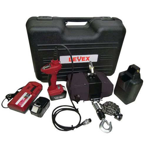 Paranco a batteria DCH Levex - Portata da 250 a 500 kg - Manutan.it