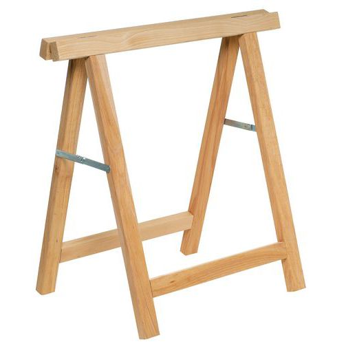 Cavalletto in legno - Pieghevole - Manutan.it