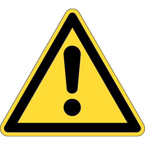 Cartello di pericolo - Pericolo generico - Rigido - Manutan Italia