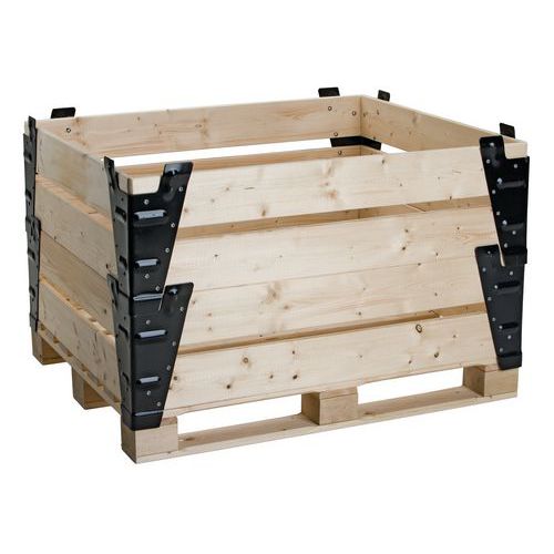 Sponda per pallet in legno ISPM 15 - Fissa - Manutan.it
