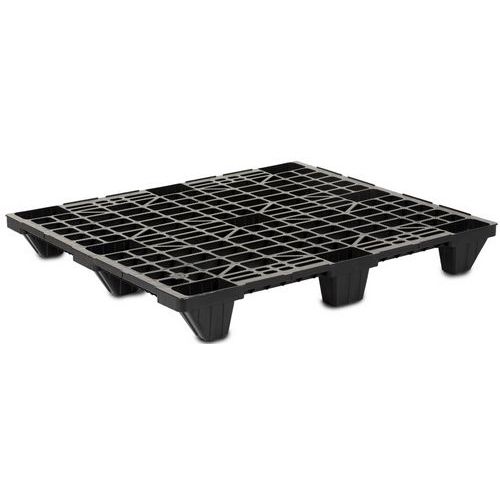 Pallet impilabile e riciclato con 9 piedi - MDM - Manutan.it