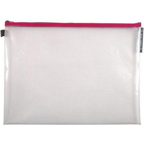 Bustina in morbida plastica con cerniera - Manutan.it