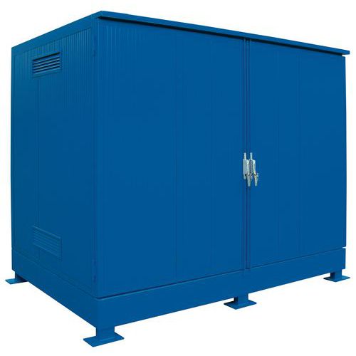 Deposito di stoccaggio con isolamento termico per cisternette - Manutan.it