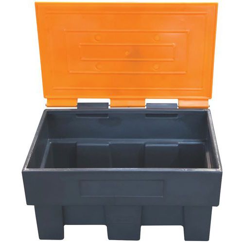 Contenitore di sale e sabbia chiusura senza lucchetto - 180 L e 300 L ...