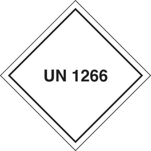 Cartello adesivo UN 1266 (Trasporto in quantità limitata) - Manutan.it