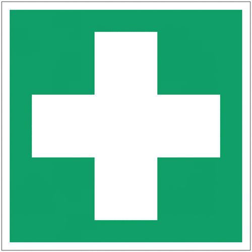 Cartello di emergenza - Primo soccorso - Adesivo - Manutan.it