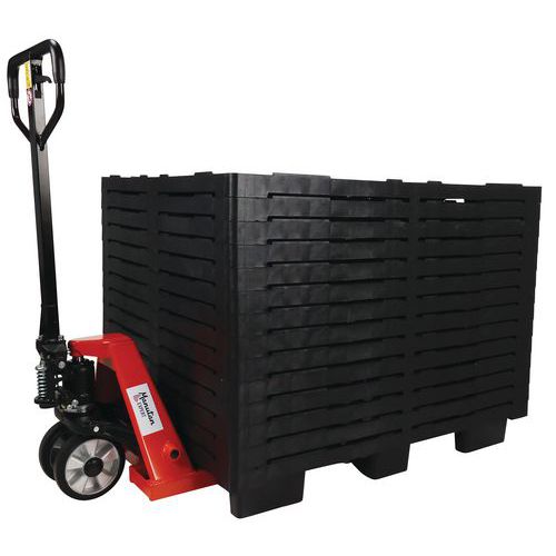 Transpallet manuale portata 2000 kg + 15 pallet 1200x1000 mm - Manutan ...