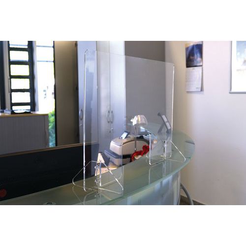 Schermo protettivo trasparente antischizzi - Manutan.it