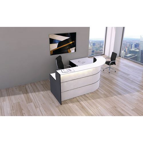 Bancone per reception con modulo Bari - Manutan.it
