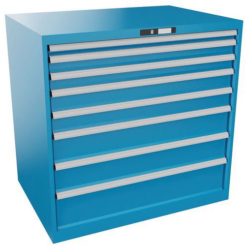 Armadio da officina 8 cassetti - Larghezza 71 cm - Portata 200 kg ...