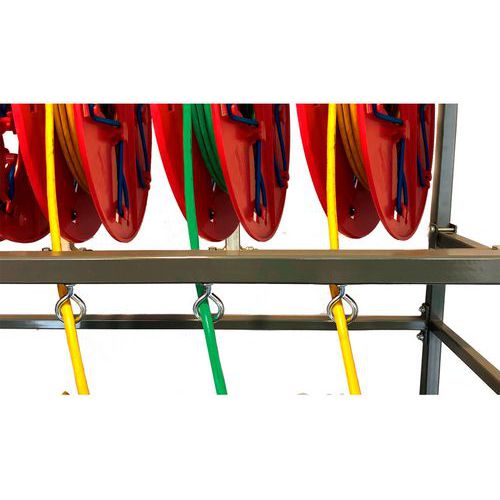 Opzione passacavi per scaffalatura per rocchetti e bobine Bobi-Rack ...